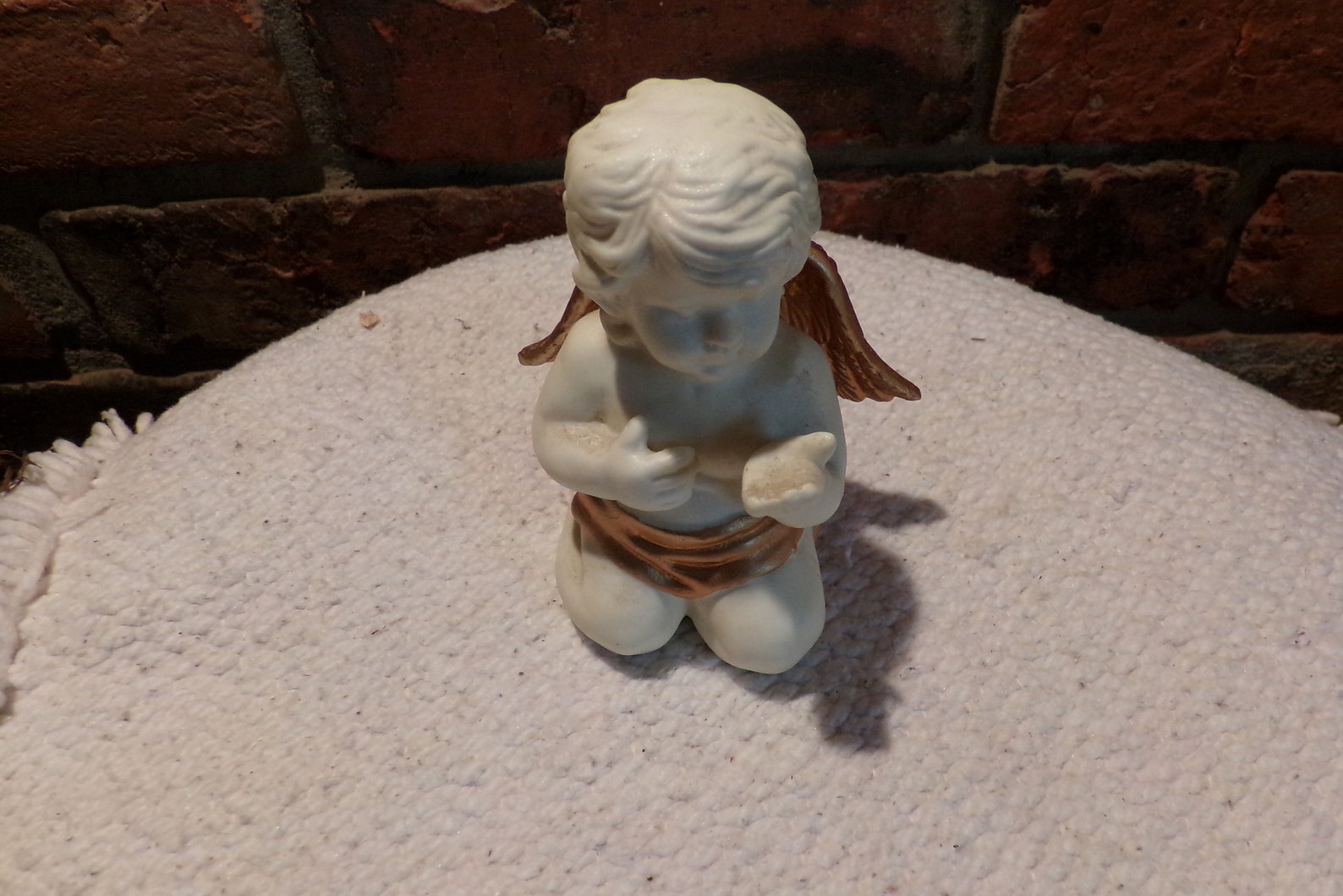 Vintage Ceramic Cherub With Gold Wings Cherub Ceramic - Etsy