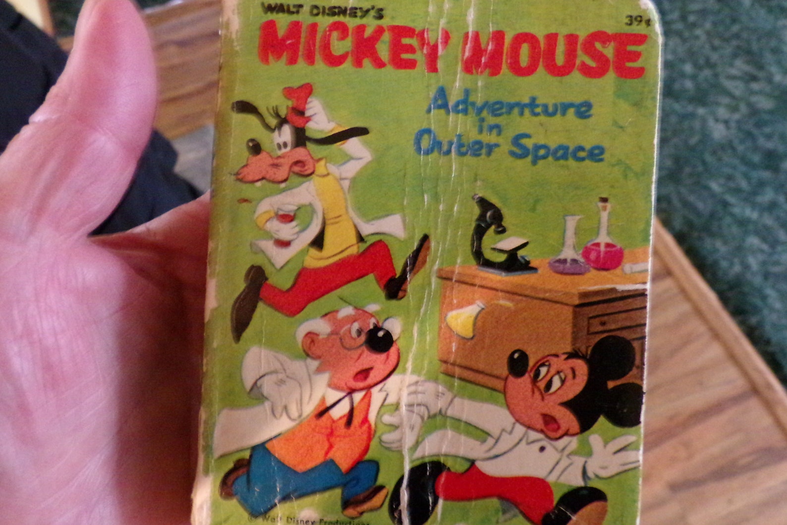 1968 Mickey Mouse Adventure in Outer Space Big Little Book | Etsy