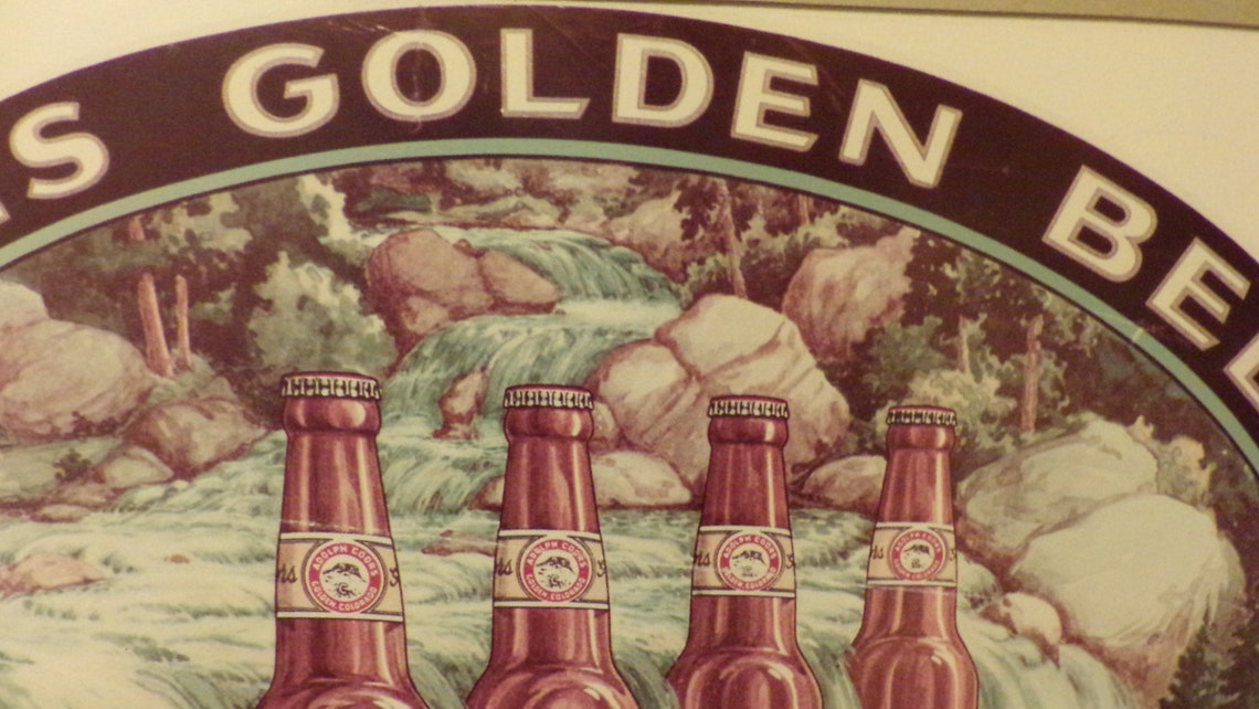 Coors Advertising Vintage Beer Sign Framed and Matted Coors | Etsy