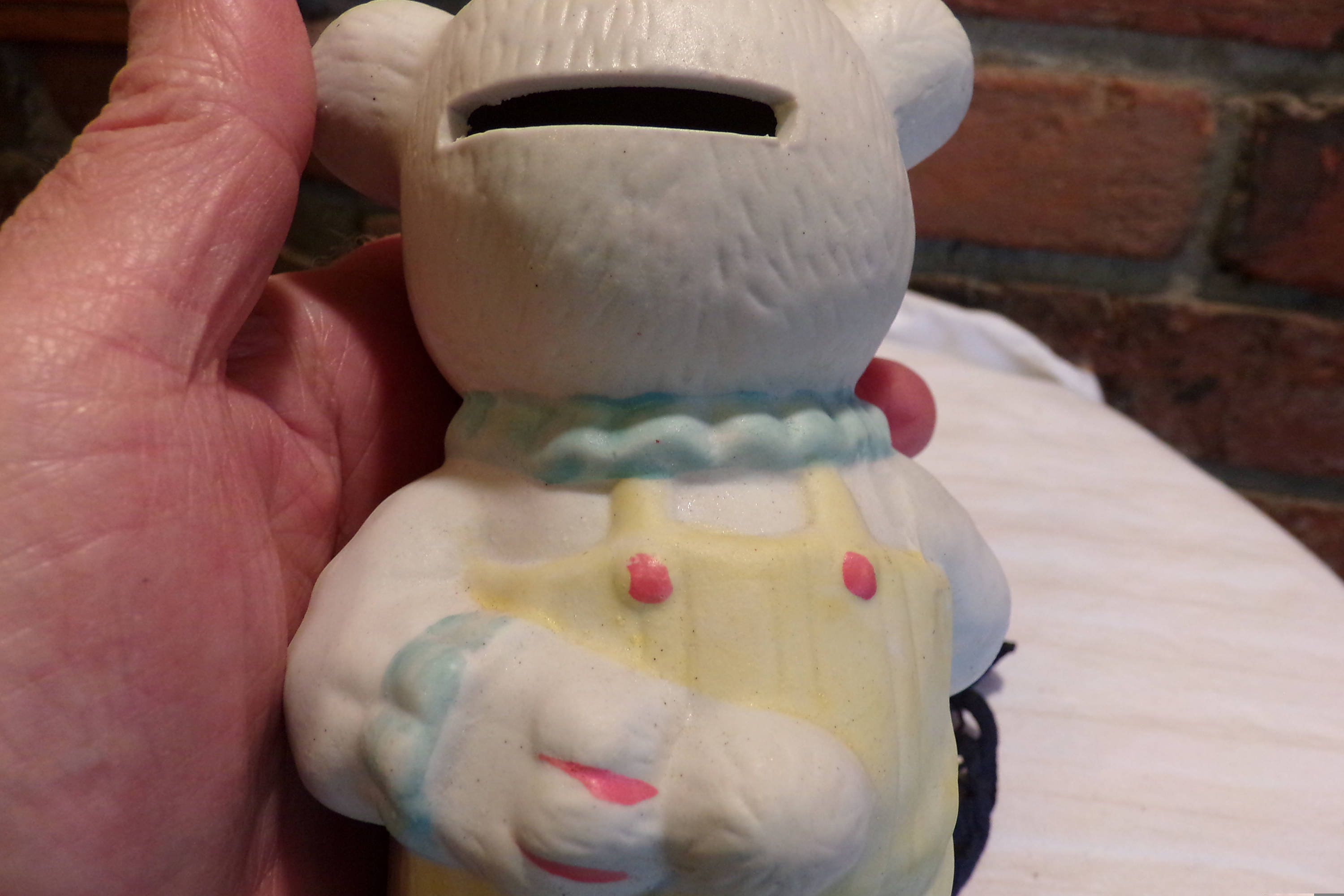 Vintage ceramic bear piggy bank teddy bear bank vintage bear | Etsy