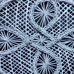 Iraca Palm Straw Handled Basket, Pale Pink Palm Straw Handed Basket ...