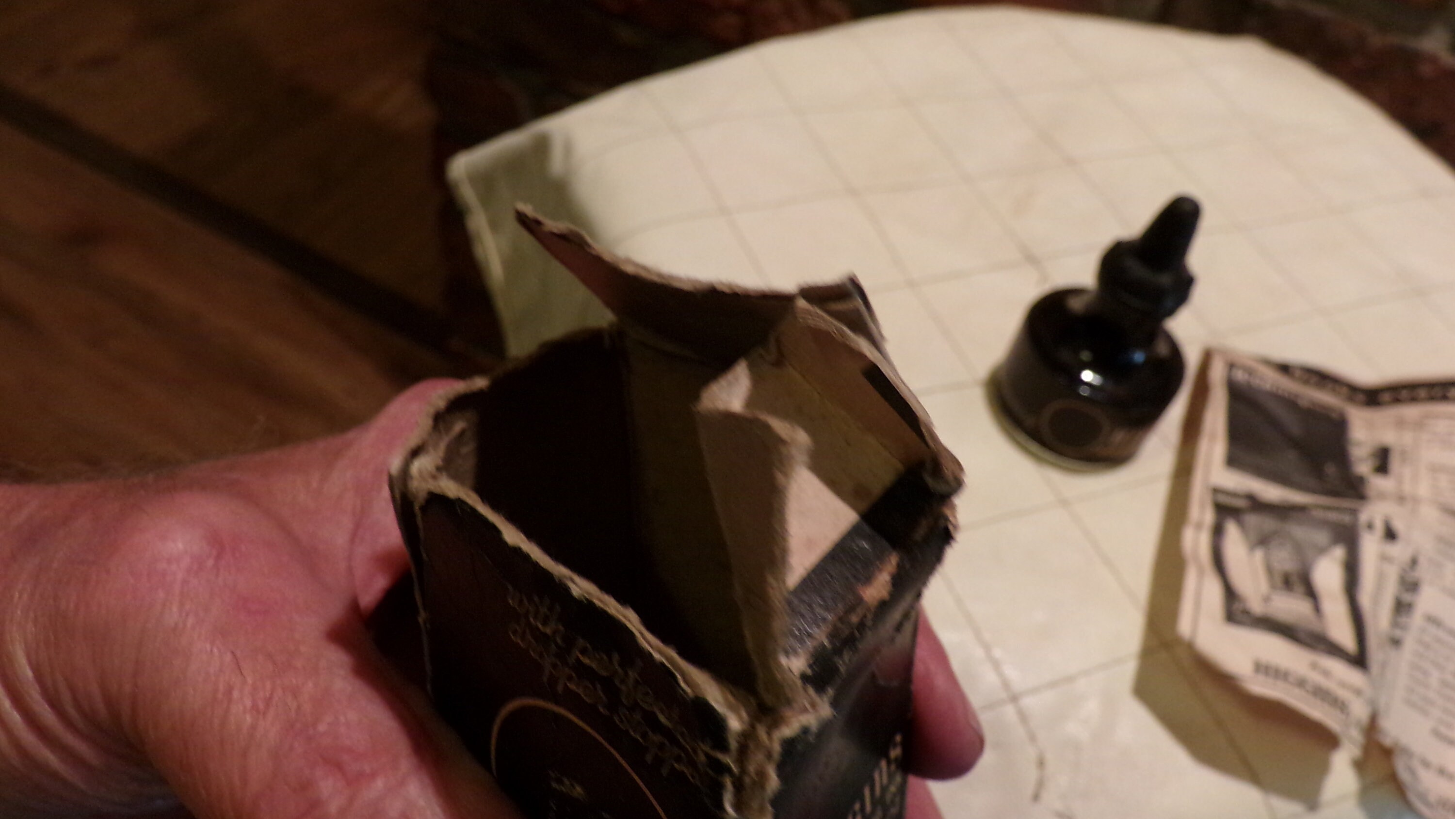 Antique Higgins American India Ink Bottle & Box Higgins India - Etsy