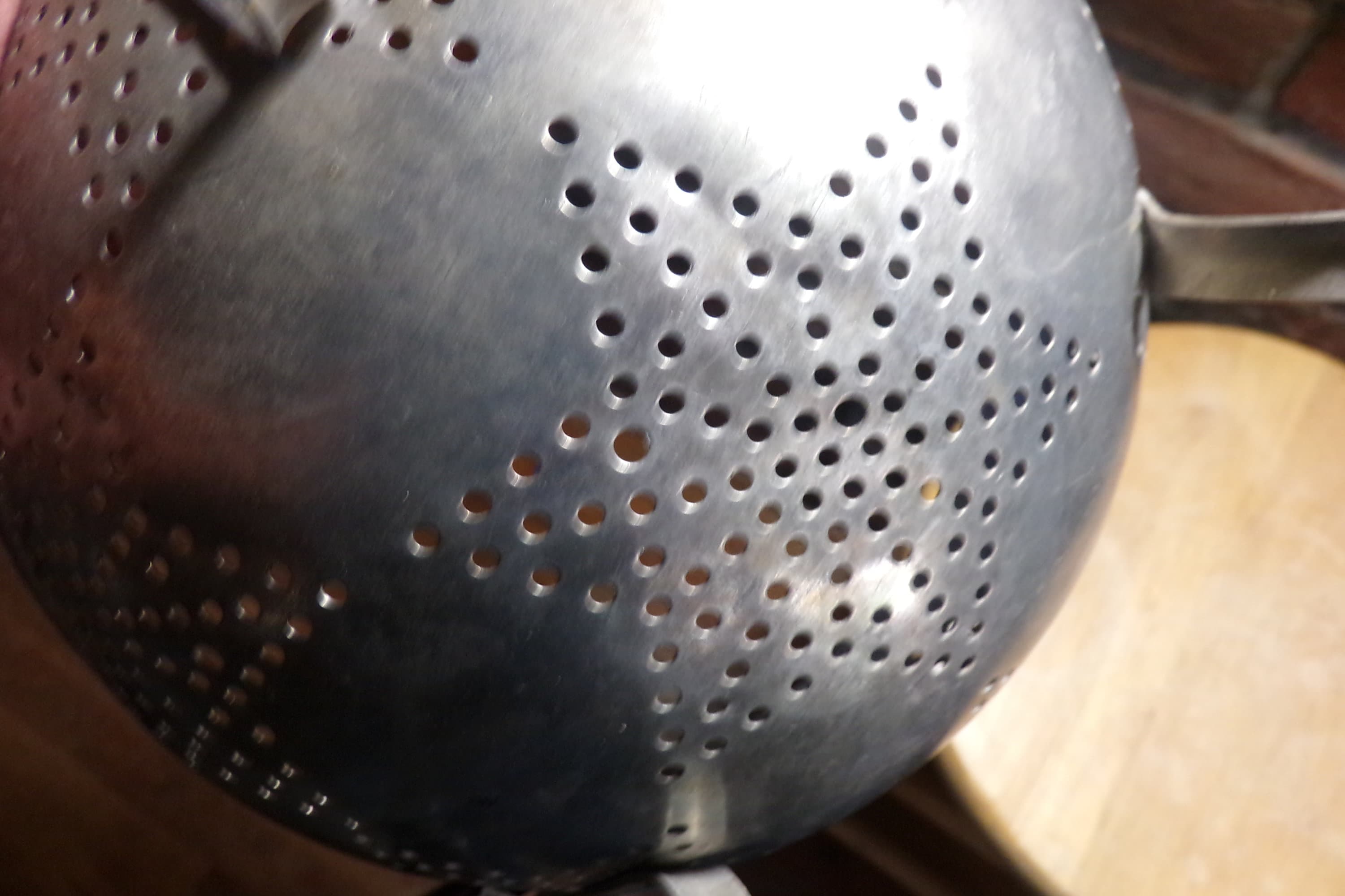 Vintage Aluminum Footed Colander Rustic Farmhouse Kitchen - Etsy