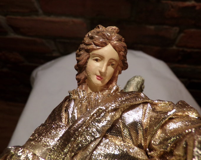 Vintage Angel Tree Topper Gold Angel Table Décor Christmas - Etsy