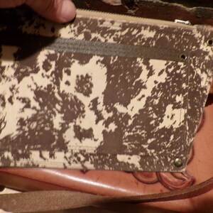 Vintage Hand Tooled Leather Purse, Tooled Stitch Brass Toggle Handbag ...