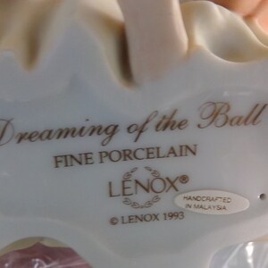 Vintage Lenox Cinderella Collection Porcelain Dolls, Dreaming of Ball ...