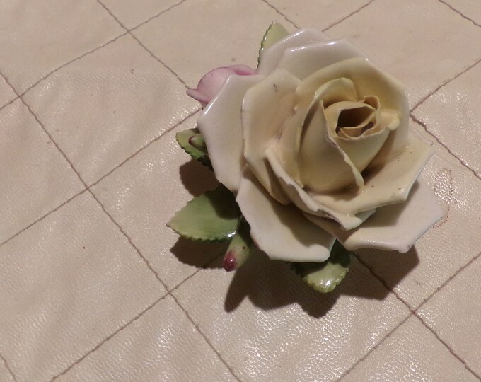 Vintage Porcelain Flower KSK Handarbeit Germany, Decorative Flower ...