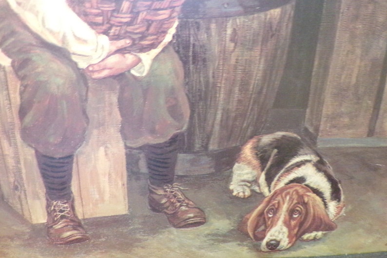 Vintage Lee Dubin Liza Flower Girl and Billy Art Wall Hanging | Etsy