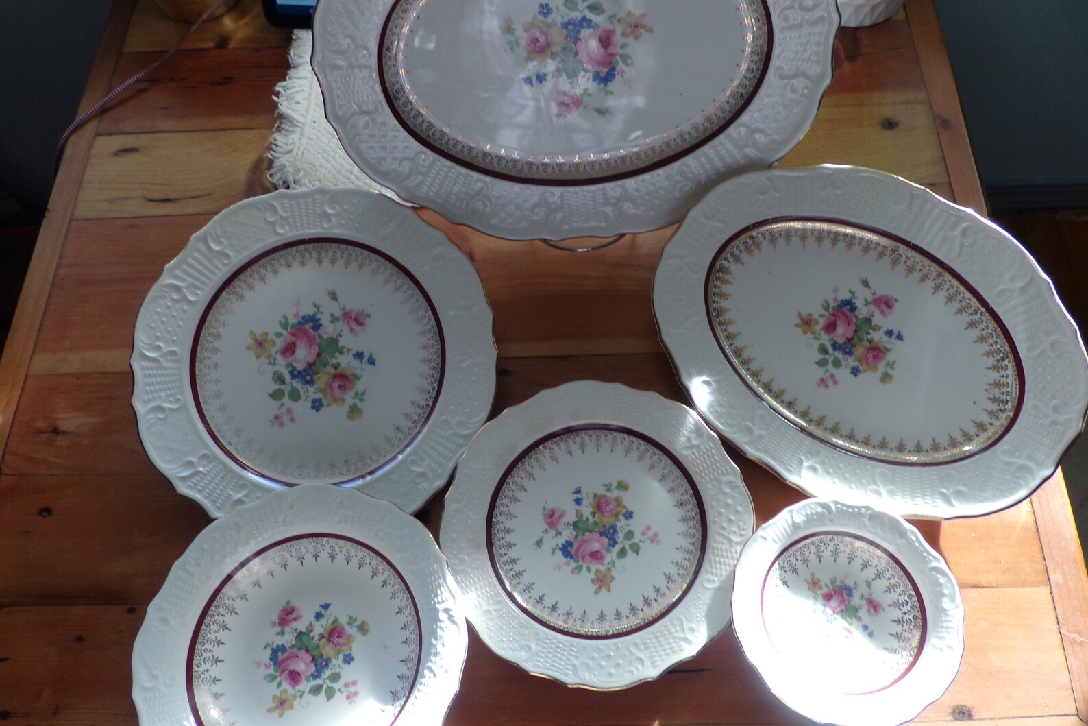 1930s Washington Colonial Porcelain Dishes RARE Washington - Etsy