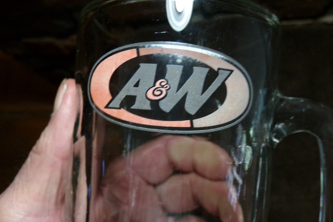 Vintage Tall A W Root Beer Mug, 1970’s Root Beer Mug, Large Mug, A W ...