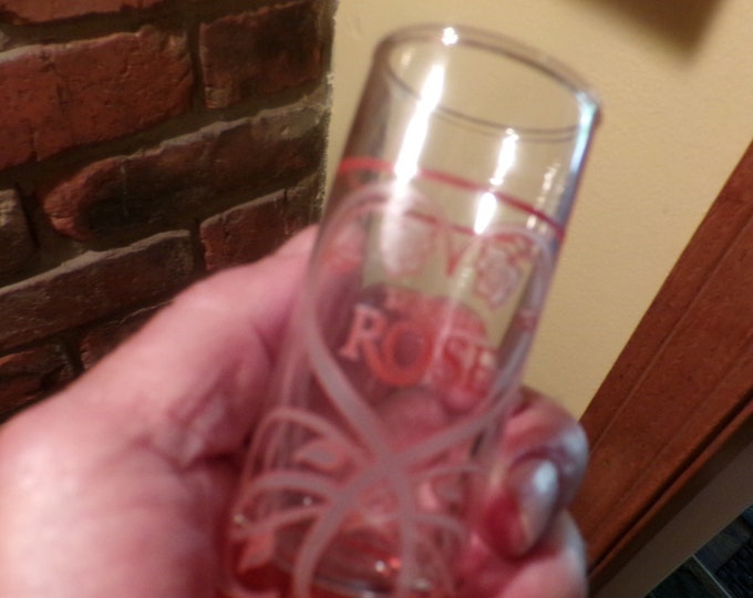 Tequila Rose Cylindrical Shot Glass 4", Tequila Rose Heart Shot Glass ...