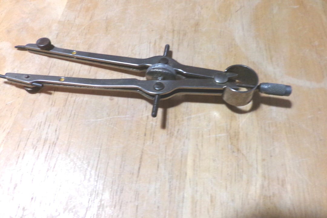 Vintage Vemco Steel Compass/drafting Tool, Vemco Pasadena Architectural ...