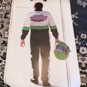 Vintage Bobby Labonte Nascar Poster, 1999 Bobby Labonte 23 by 36 Inch ...