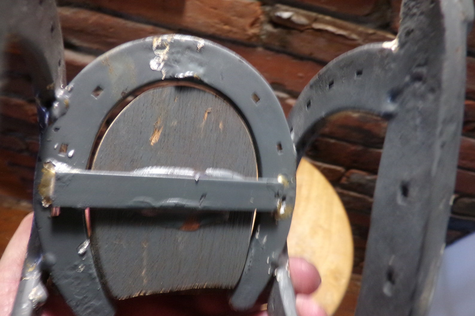 Vintage Handcrafted Horseshoe and Wood Mini Rocking Chair - Etsy