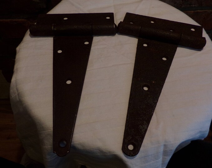 Vintage Metal Barn Hinges Stanley Barn Hinges Barn Hinges - Etsy