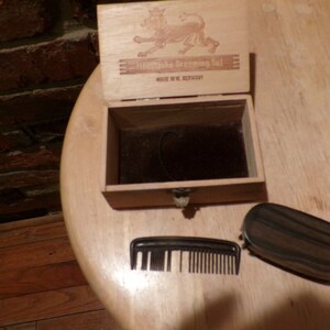 Vintage Mens Mustache Brush Comb Set, Rare Moustache Grooming Set in ...