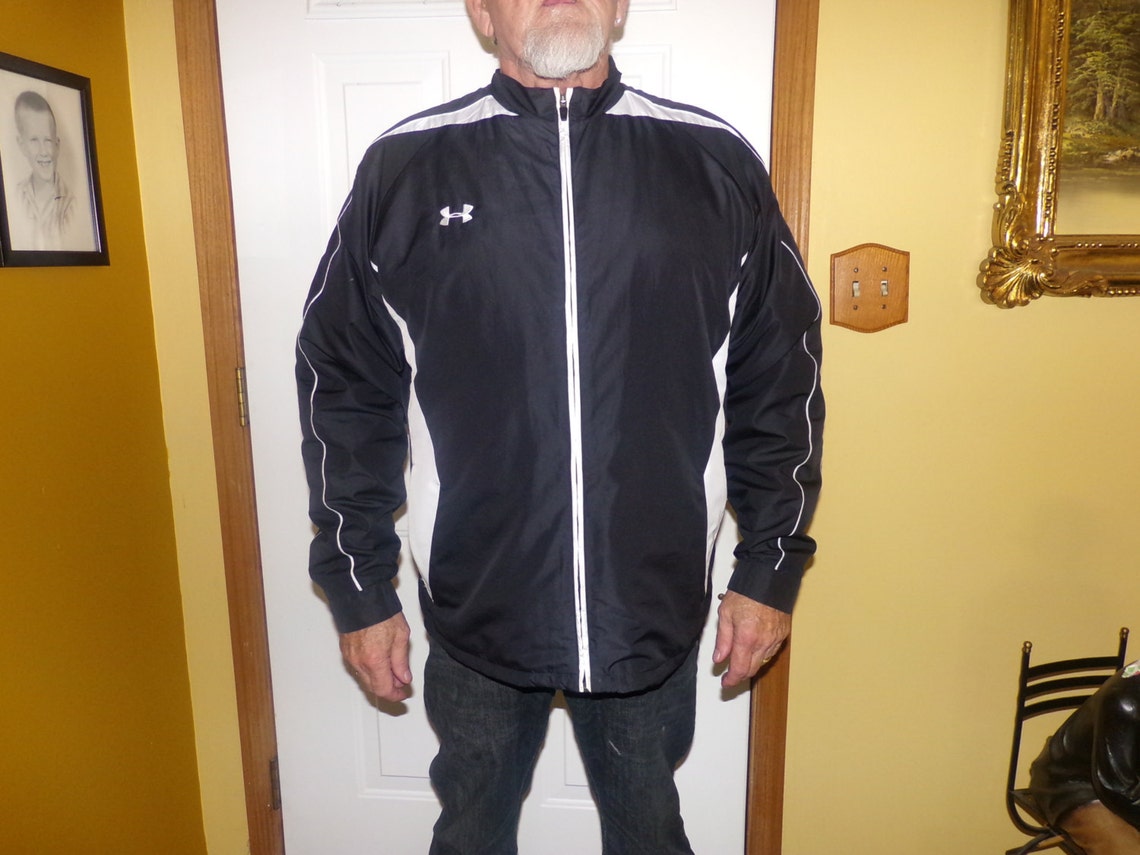Black and White All Season Gear Under Armor Jacket Under - Etsy