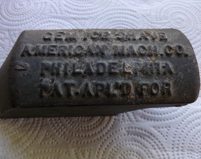 Antique Cast Iron Ice Shaver From American Machine Co. Philadelphia ...