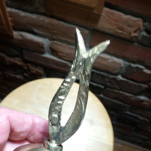Vintage Lobeco Bell With Fish Handle, Handcrafted Brass Bell, 1970’s ...
