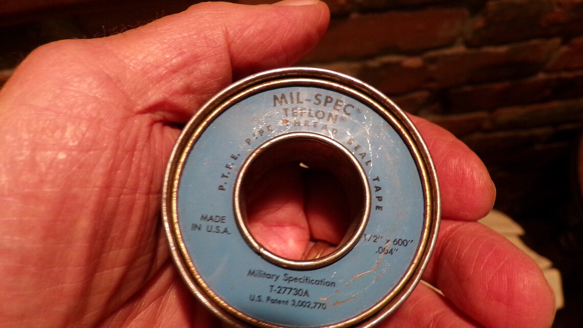 Vintage Military Specifications Teflon Tape Vintage Plumbing - Etsy