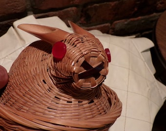 Wicker Bunny Rabbit | Etsy