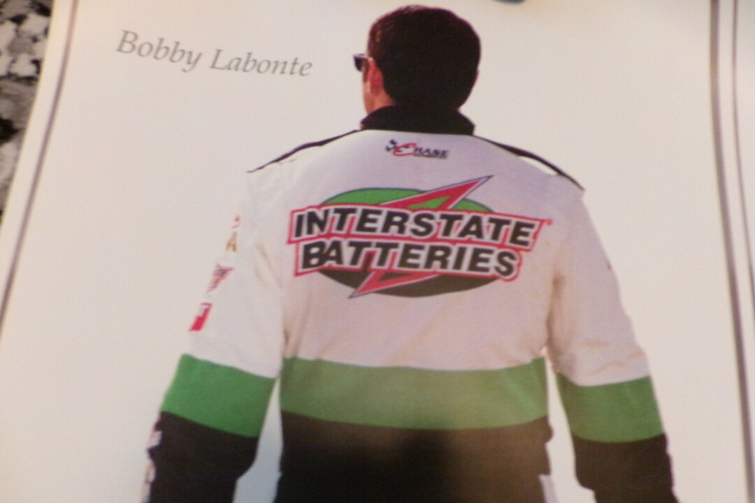 Vintage Bobby Labonte Nascar Poster, 1999 Bobby Labonte 23 by 36 Inch ...