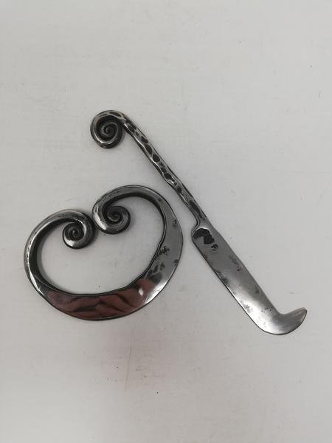 Hand Forged Stainless Steel Herb Cutter/mezzaluna - Etsy