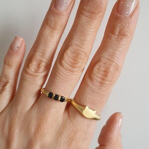 Sterling Silver Cat Signet Ring , Cat Lover Ring , Crazy Cat Lady Ring ...