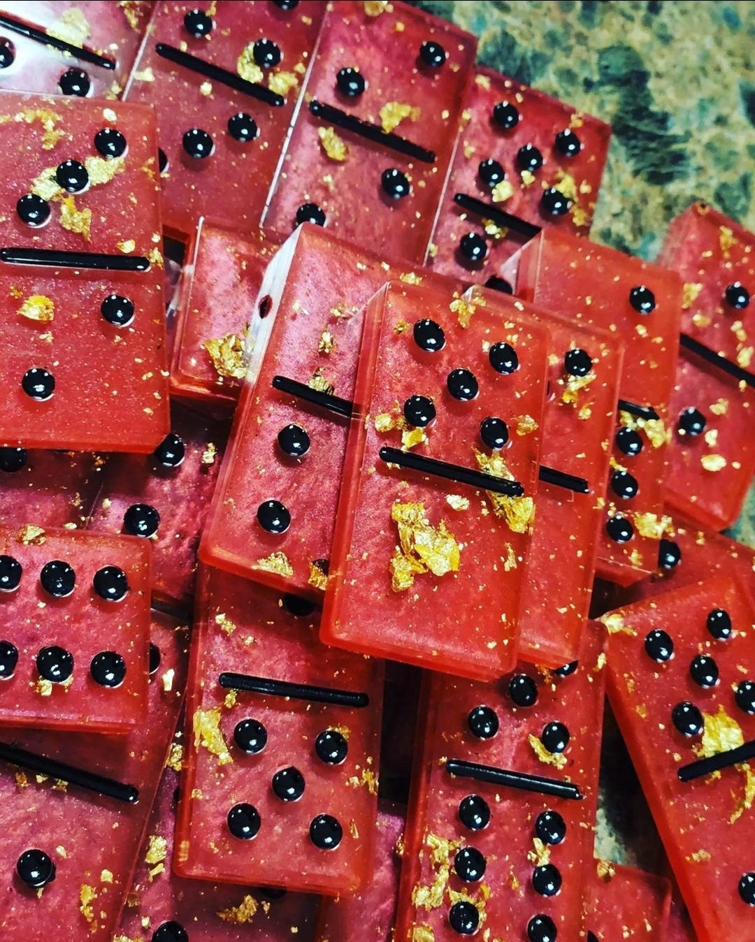 Resin Domino Set - Etsy