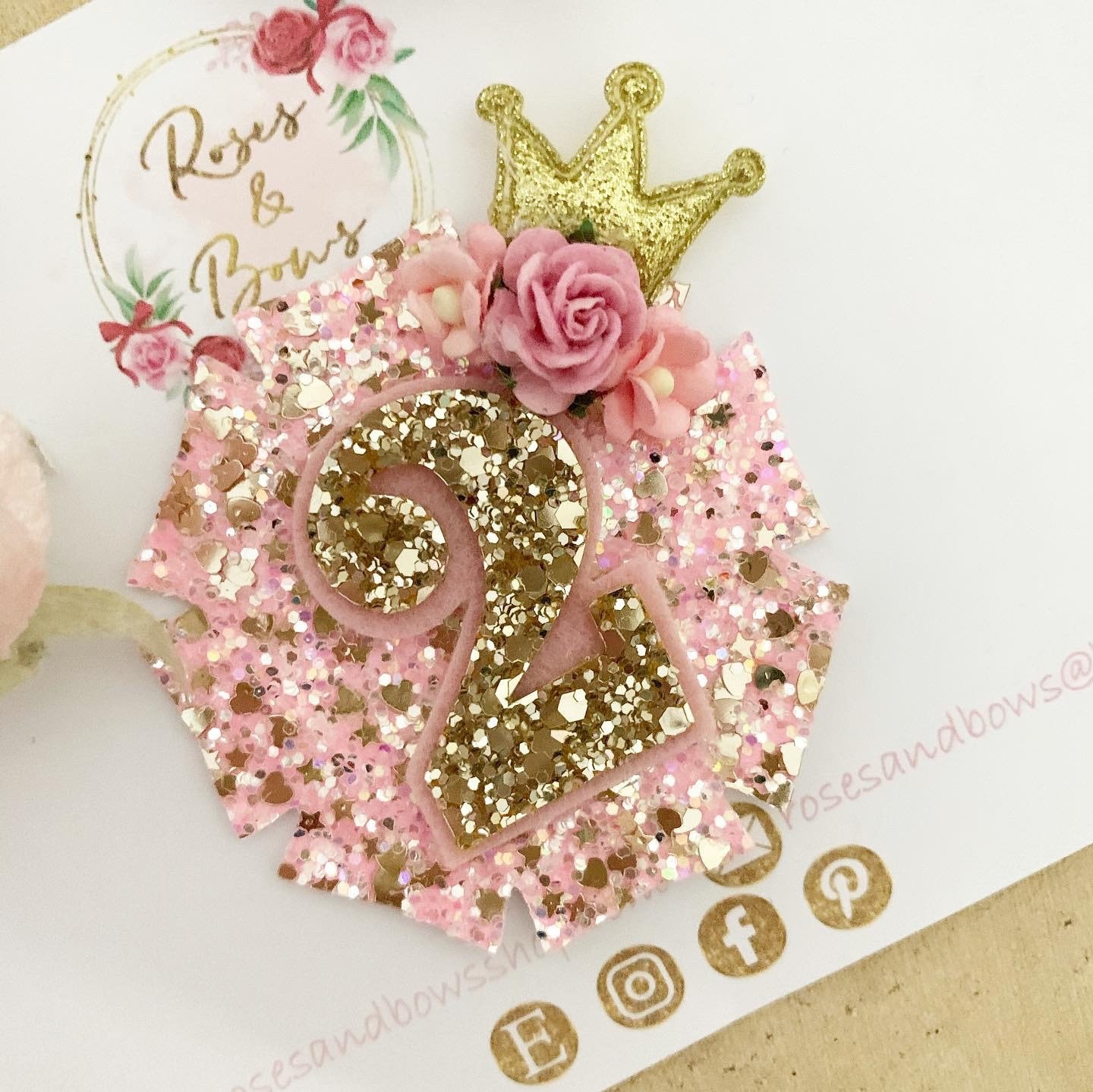 Pink Birthday Badge / Birthday Princess Badge / Birthday Age - Etsy
