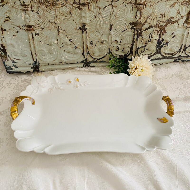 White Porcelain Tray - Etsy