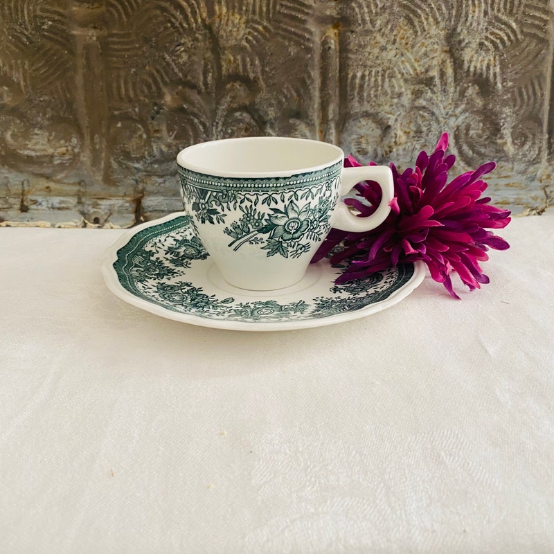 Green Transferware - Etsy