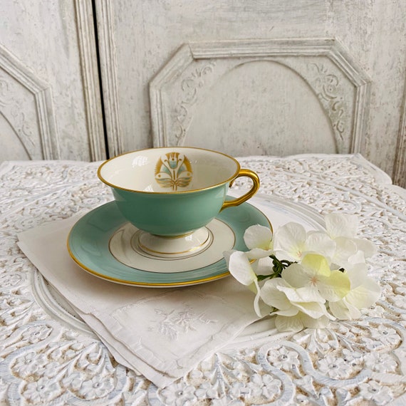 Elegant Vintage Pickard Illusion Tea Cup Set | Etsy