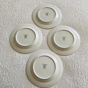 Vintage Merry Masterpiece Porcelain Plates Set of 4 - Etsy