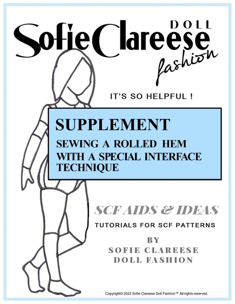 18 Inch Doll Clothes Pattern-runway Dress & Bolero Digital PDF by Sofie ...