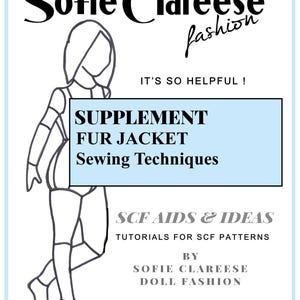 18 Inch Doll Clothes Pattern Shawl Collar Jacket Digital PDF Pattern ...