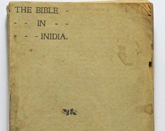 The Bible in India - Etsy