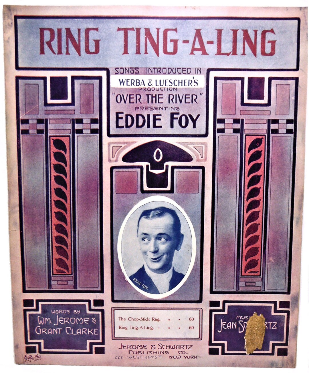 1912 RING TING-A-LING. Eddie Foy. (scarce Vintage Sheet Music) - Etsy