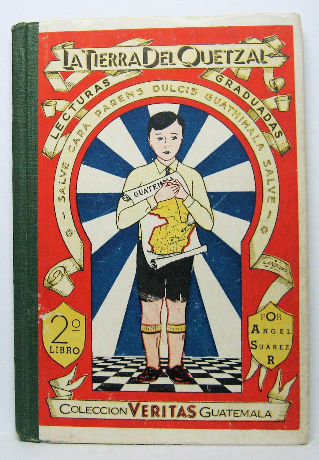 L. Tierra Del Quetzal Lecturas Graduadas Angel Suarez R. 1940 Spanish ...