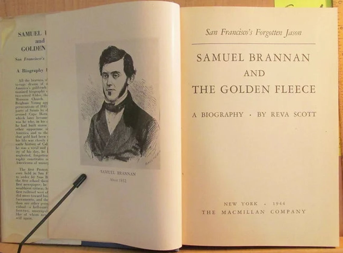 1944 SAMUEL BRANNAN & the Golden Fleece by Reva Scott signed - Etsy