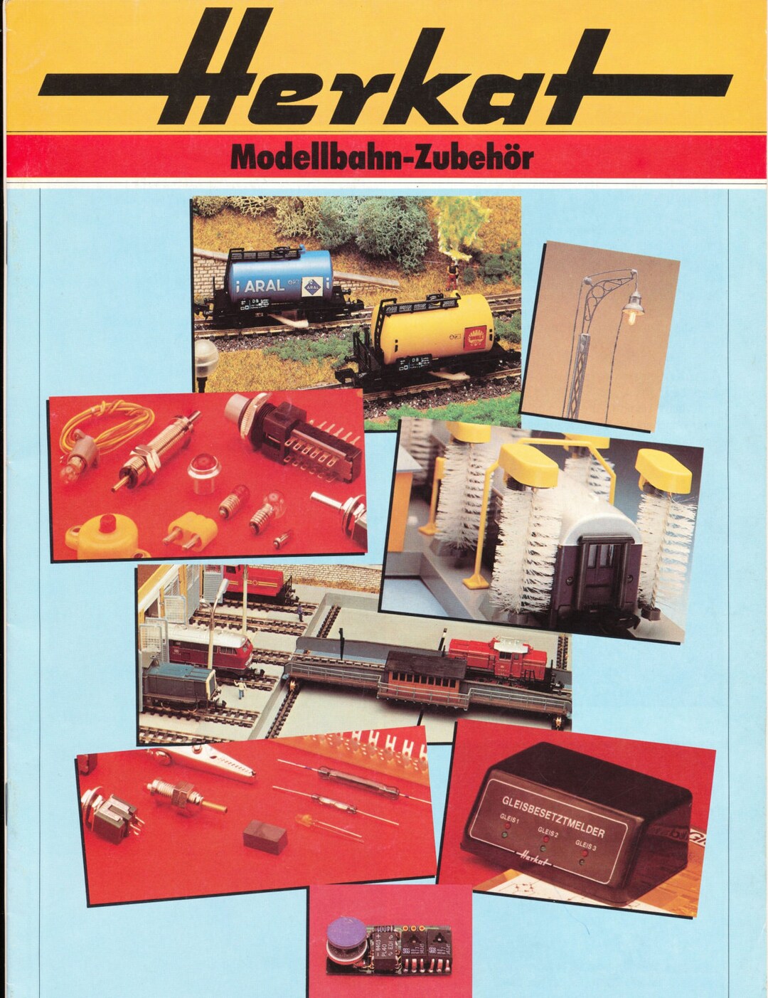 Vers 1980 Catalogue allemand de pièces de train miniature Herkat Modellbahn-Zubehor - Etsy France