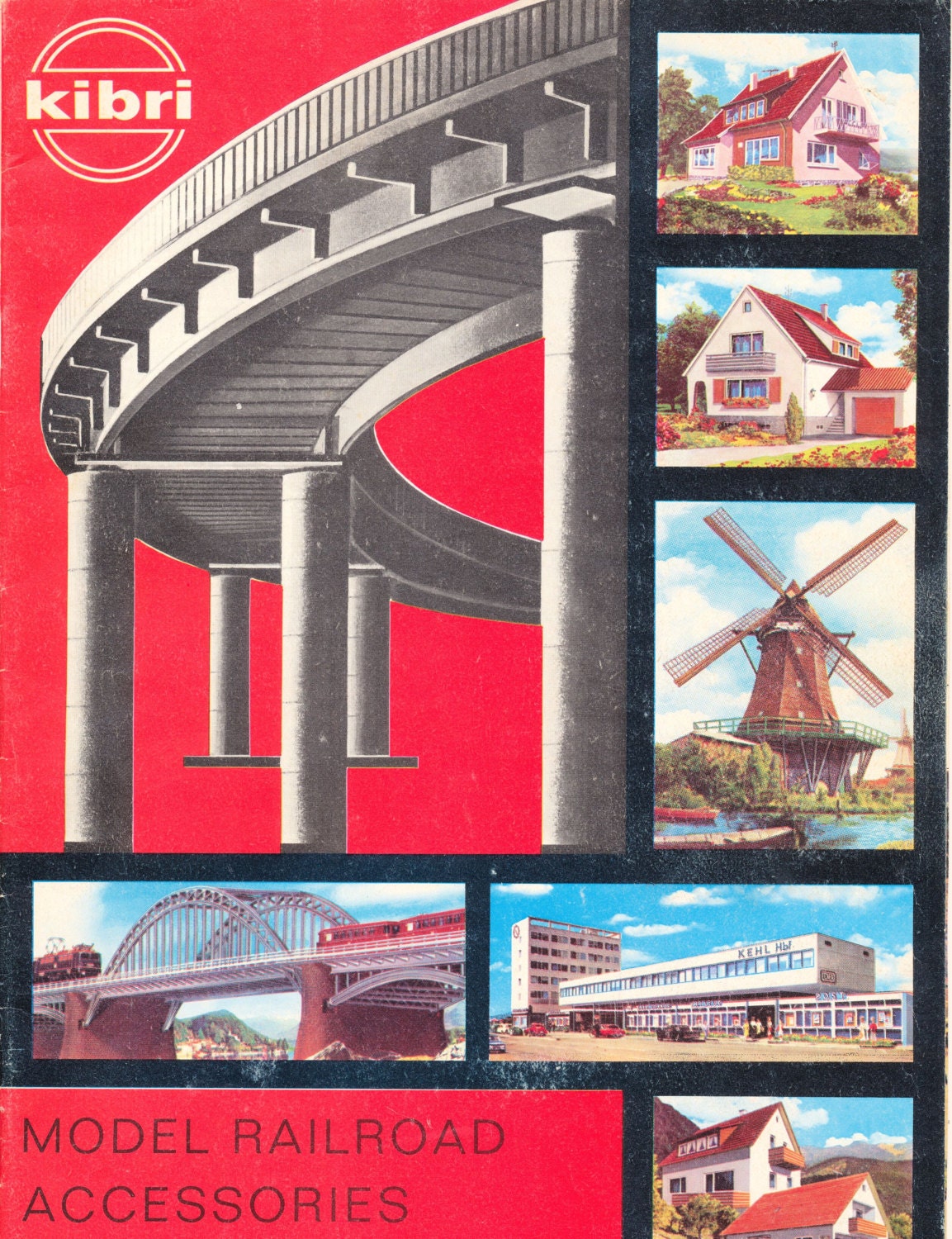 1967/68 Kibri Model Railroad Accessories HO + N GAUGE Model Toy Train ...