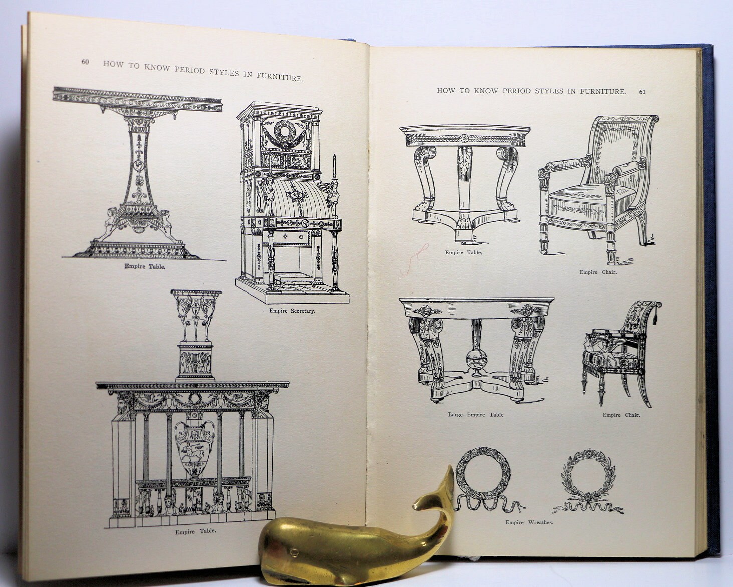 1917 How to Know Period Styles in FURNITURE by W. L. Kimerly antiques ...