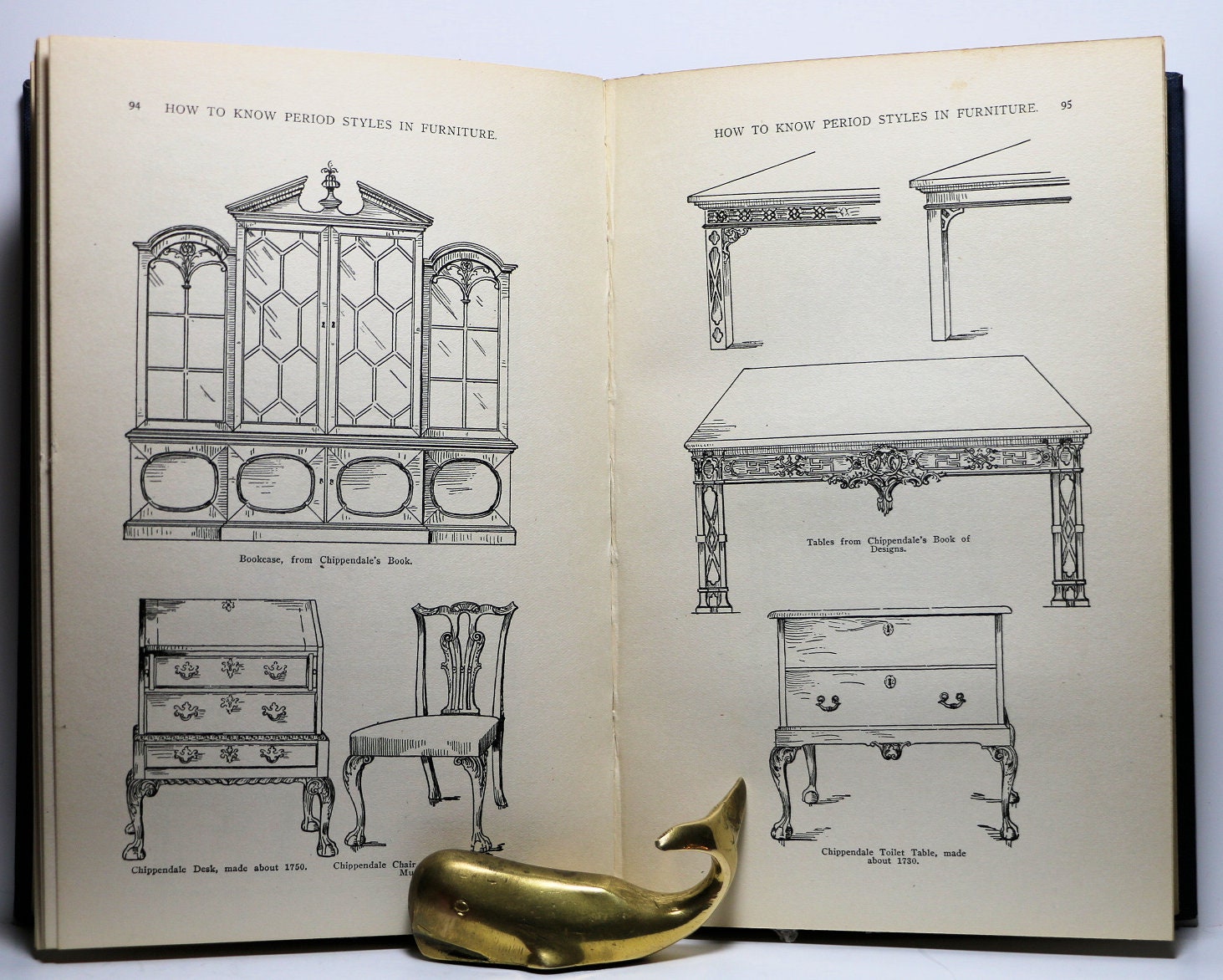 1917 How to Know Period Styles in FURNITURE by W. L. Kimerly antiques ...