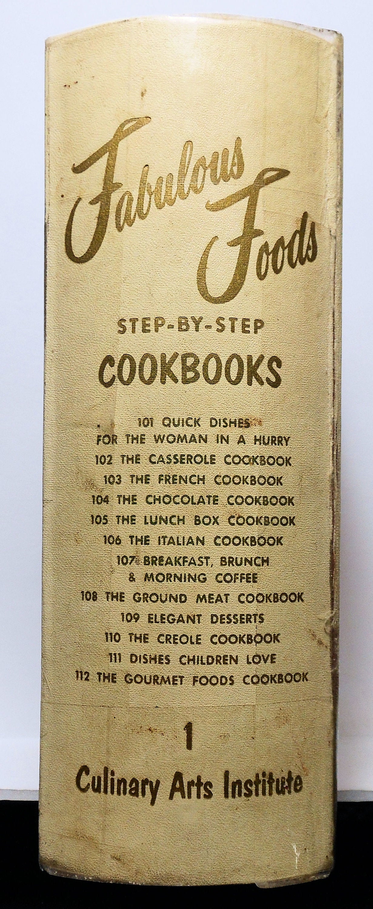 1955 FABULOUS FOODS 1 Step-by-step Cookbooks Culinary Arts - Etsy