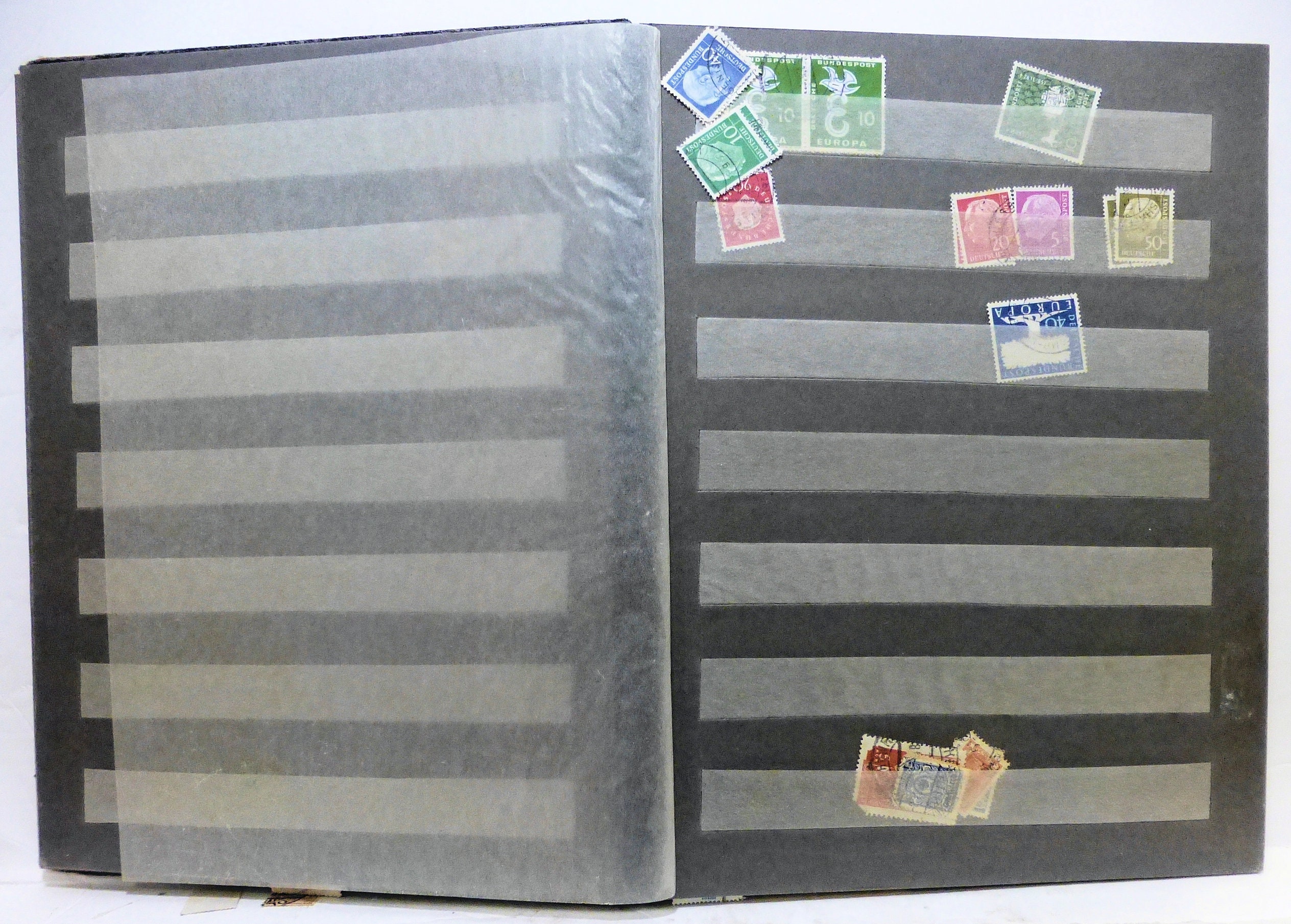 German Postage Stamp Book Collection - Etsy
