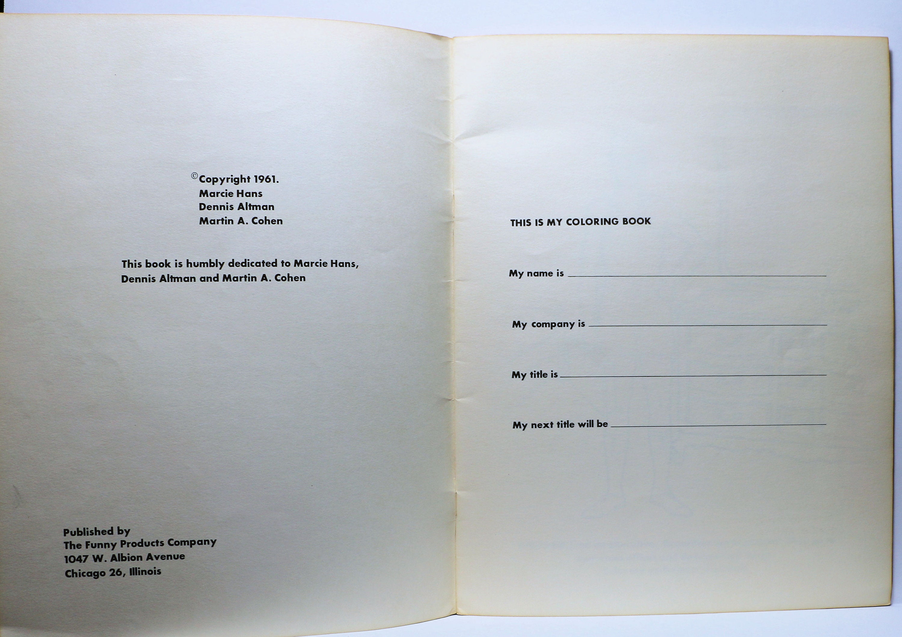 THE EXECUTIVE adult Coloring Book by Marcie Hans, Dennis Altman, Martin ...