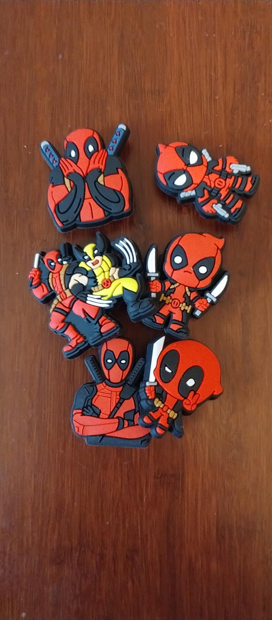 Deadpool Wolverine Inspired Shoe Charms - Etsy