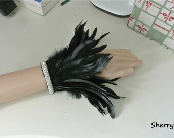 Feather Wrist Cuffs | Etsy