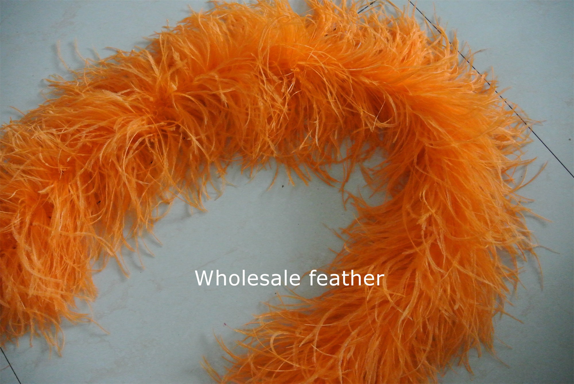 24 Colors 8 Ply Orange Ostrich Feather Boa for Costume Supply - Etsy